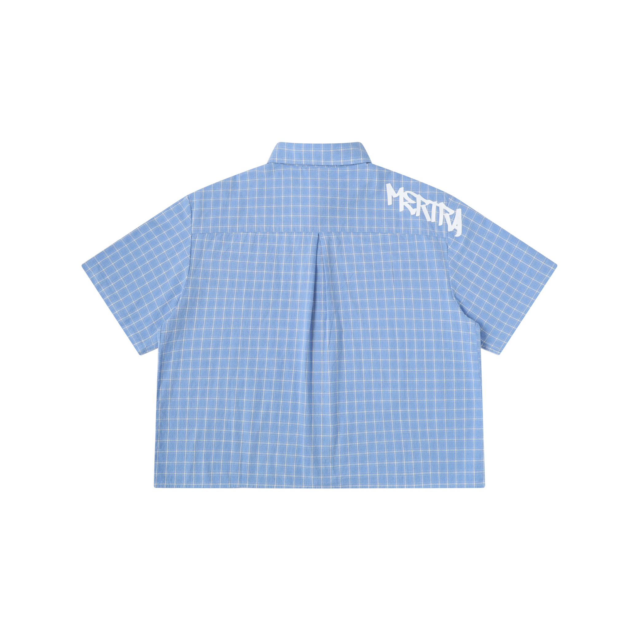 Plaid Shirt (Light Blue) - MERTRA